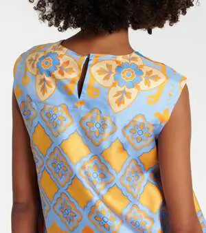 La DoubleJ San Carlo Printed Top - Blue