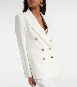 Etro Double-breasted Blazer - White