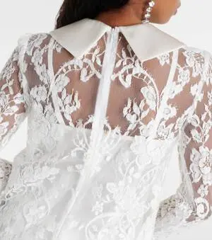 Dolce & Gabbana Lace And Satin Mini Dress