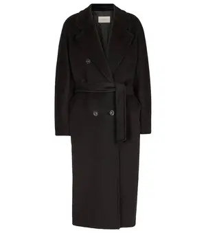 Max Mara Madame Wool-cashmere Coat - Black