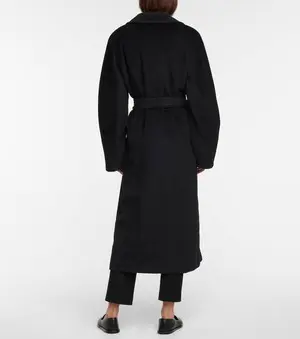 Max Mara Madame Wool-cashmere Coat - Black