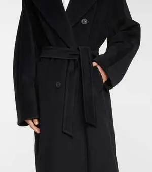 Max Mara Madame Wool-cashmere Coat - Black