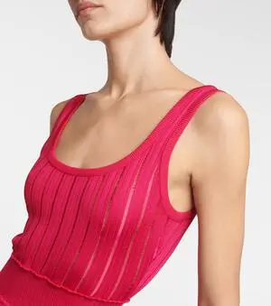 Alaïa Crinoline Mini Dress - Pink