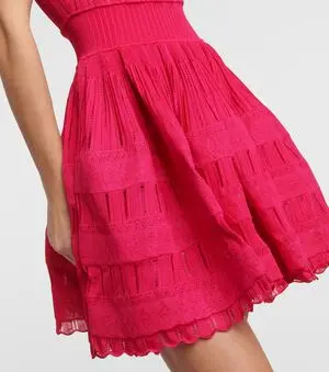 Alaïa Crinoline Mini Dress - Pink