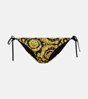 Versace Barocco Bikini Bottom - Gold