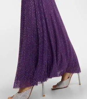 SELF-PORTRAIT Embellished Maxi Dress
