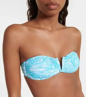 Melissa Odabash Alba Bandeau Bikini Top In Mirage