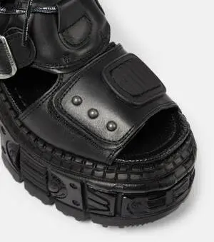 Vetements Leather Platform Boots