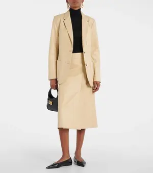 JOSEPH Jacques Leather Blazer