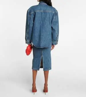 Wardrobe.NYC Oversized Denim Trucker Jacket