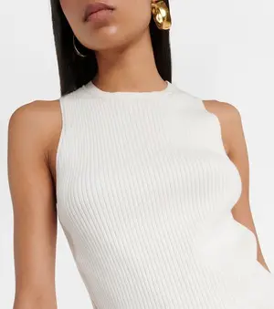 Vince Ribbed Knit Tank Top