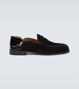 Christian Louboutin Logo Loafers For Men