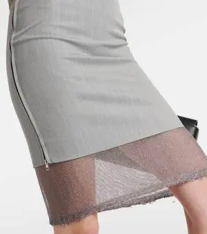 JACQUES WEI Midi Skirt