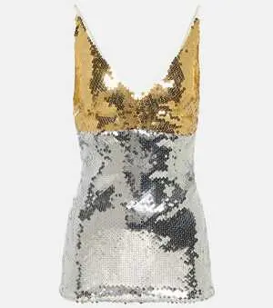 Victoria Beckham Sequined Top