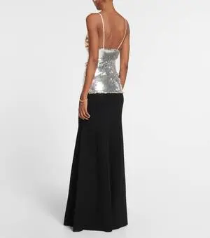 Victoria Beckham Sequined Top
