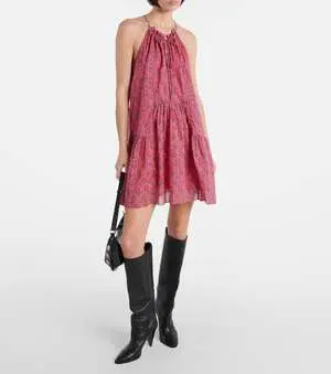 MARANT ETOILE Kayne Printed Cotton Minidress