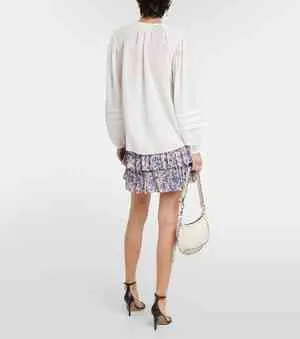 MARANT ETOILE Lamaya Crepe Blouse