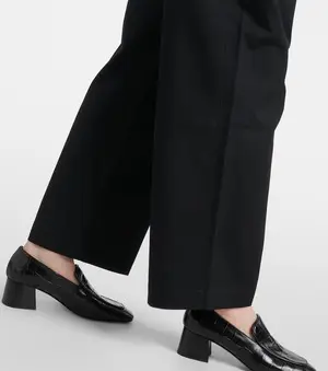 TOTEME Cotton Twill Wide-leg Trousers