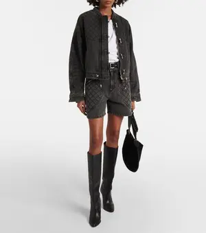 Isabel Marant Celiany Quilted Denim Jacket