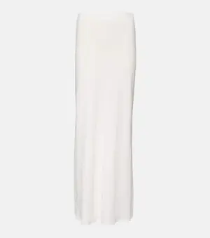 Brunello Cucinelli Twill Maxi Skirt - Neutrals