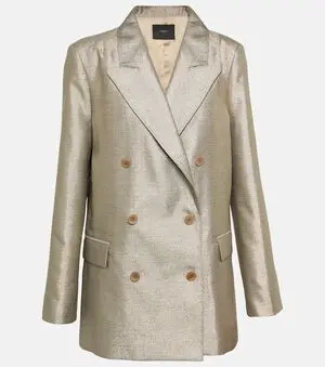 JOSEPH Chapone Metallic Oversized Blazer