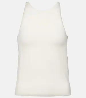 Max Mara Alfeo Wool-blend Top - Neutrals