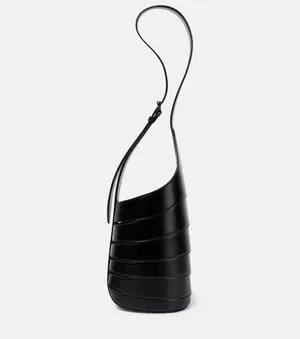 Alaïa Babel Small Leather Shoulder Bag - Black