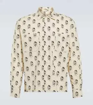 BODE Jumping Jockey Printed Cotton Shirt
