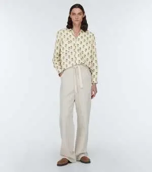 BODE Jumping Jockey Printed Cotton Shirt