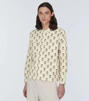 BODE Jumping Jockey Printed Cotton Shirt