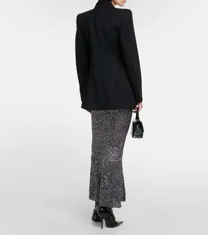 Balenciaga Hourglass Wool Blazer