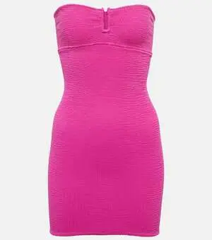 REINA OLGA La Sciura Bandeau Minidress - Pink