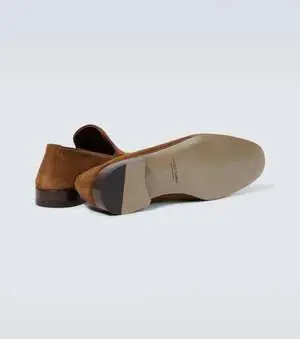 Manolo Blahnik Truro Suede Loafers