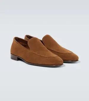 Manolo Blahnik Truro Suede Loafers