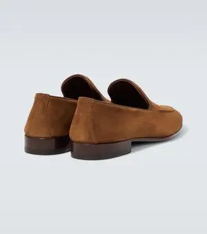 Manolo Blahnik Truro Suede Loafers