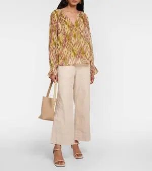 Velvet By Graham & Spencer Kathy Georgette Blouse