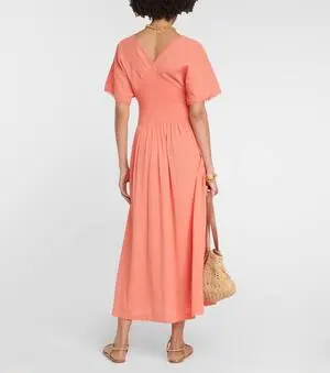 Heidi Klein Smocked Cotton Maxi Dress