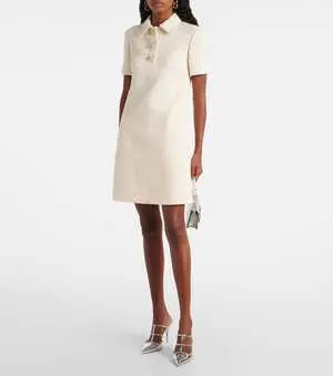 Valentino Garavani Cotton-blend Tweed Minidress
