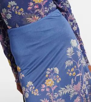 Etro Printed Asymmetric Maxi Skirt