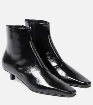 TOTEME Slim Leather Ankle Boots