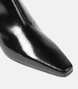 TOTEME Slim Leather Ankle Boots