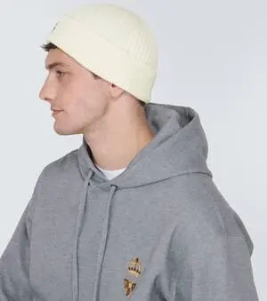 Dolce & Gabbana Logo Beanie - White