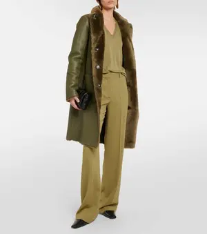 JOSEPH Morissey Mid-rise Flared Pants