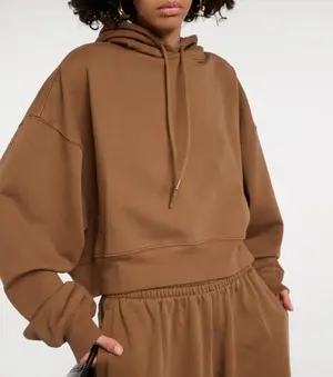 Wardrobe.NYC Oversized Cotton Jersey Hoodie