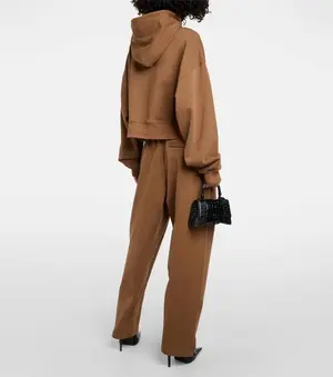 Wardrobe.NYC Oversized Cotton Jersey Hoodie