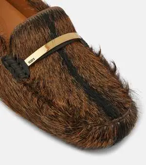 TOD'S Gommino Calf Hair Loafers