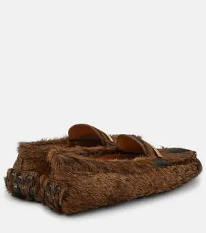 TOD'S Gommino Calf Hair Loafers