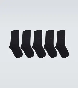 CDLP Set Of Five Pairs Of Socks - Blue