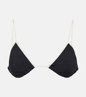 Marysia Bianco Triangle Bikini Top - Black