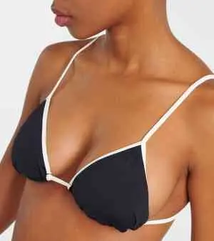 Marysia Bianco Triangle Bikini Top